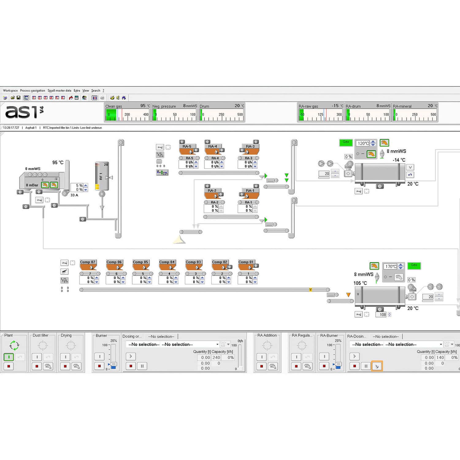 Statistical software - AS1 - Ammann - control / automated