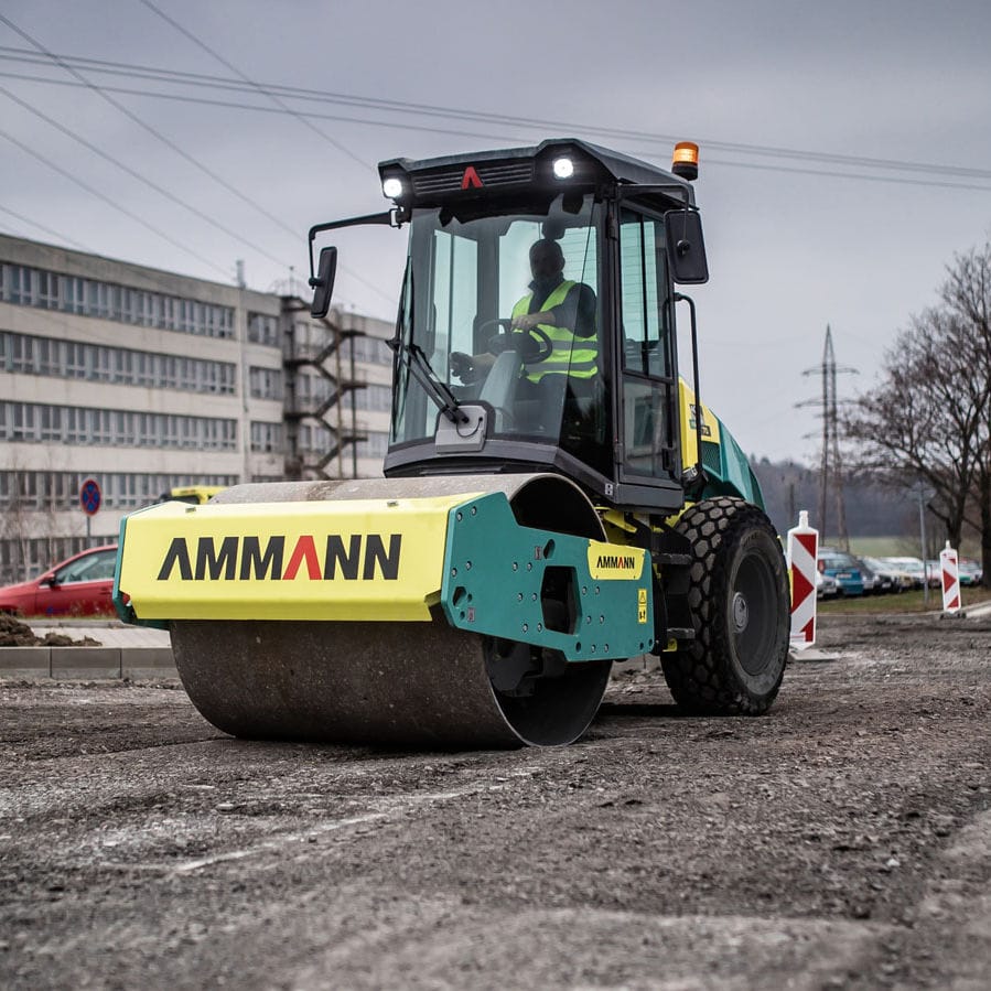 Single-cylinder road roller - ARS 70 - Ammann - articulated