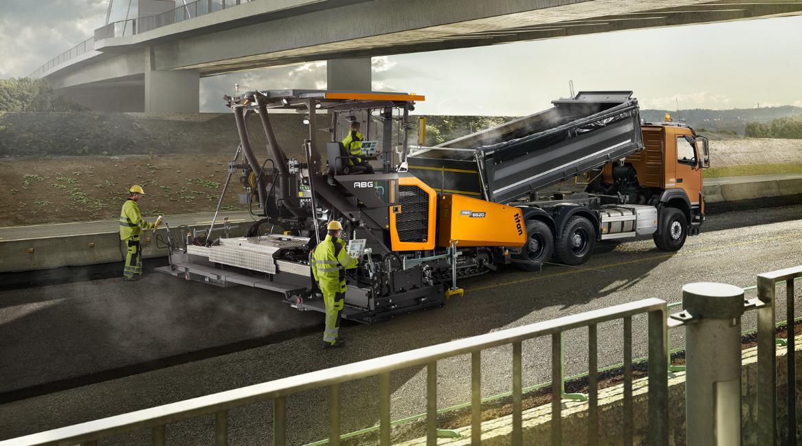 Asphalt paver - ABG 6820 - Ammann - crawler