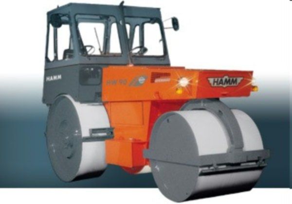 Three-wheel road roller - 13 210 kg | HW 90B/10 - HAMM AG - vibrating