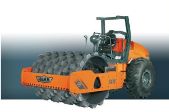 Single-cylinder road roller - 12 550 kg | 3410 P Tier 2 - HAMM AG ...