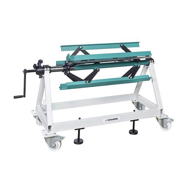 Hand crank decoiler - DVS Series - JOUANEL - for sheet metal / mobile ...