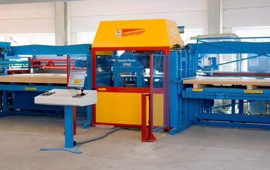 Wood cutting machine - SPM2 - Hans Hundegger - panel / CNC / drilling