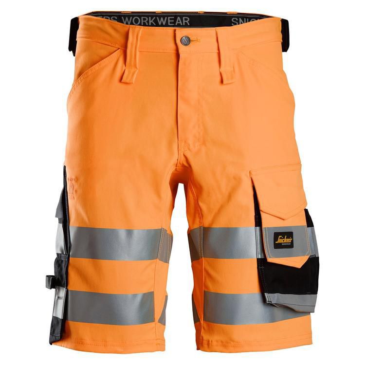 Work shorts - 6136 - Snickers Workwear AB - high-visibility / type 2 ...