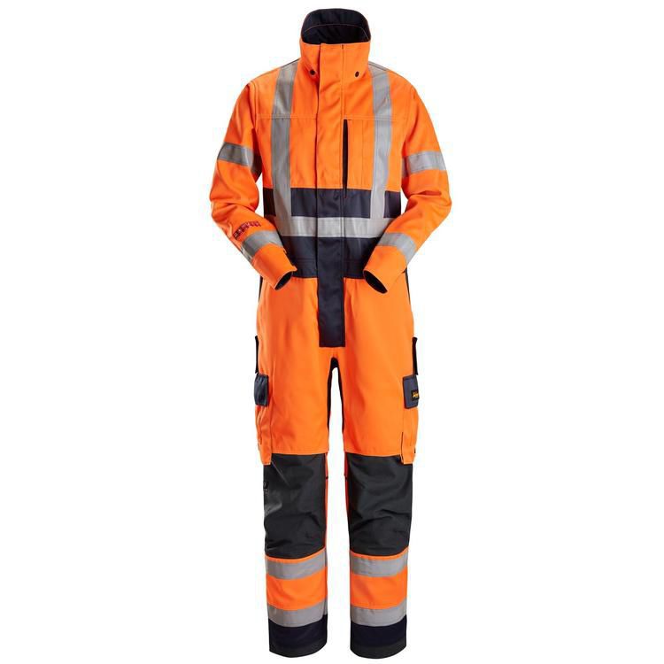 Work coveralls - 6062 - Snickers Workwear AB - high-visibility ...