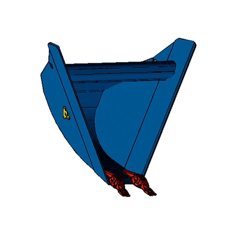 Trapezoidal bucket - T series - ARDEN Equipment - for excavators / 2 teeth