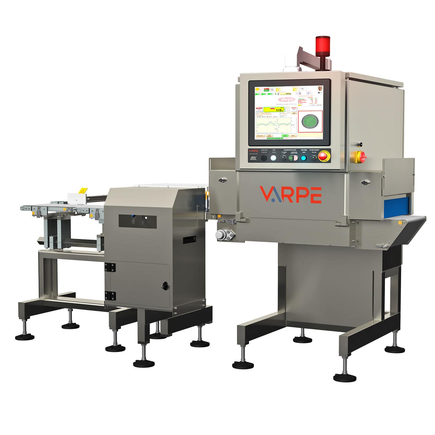 Pharmaceutical product checkweigher - COMBO RX - Varpe Control de Peso ...