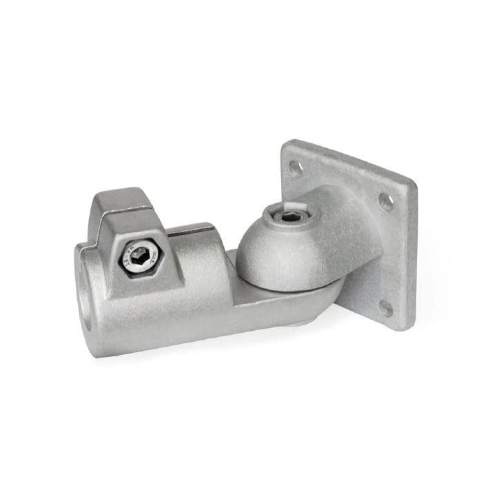 Round tube connector - GSF - Inocon GmbH - articulated / cast aluminum ...