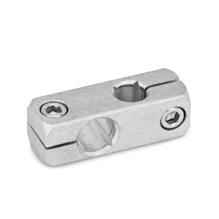 Round tube connector - KG - Inocon GmbH - cross / square / aluminum