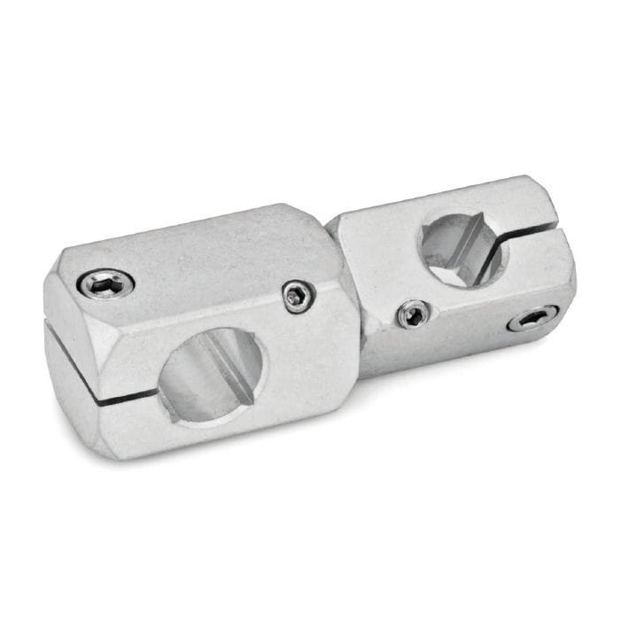 Round tube connector - DGK - Inocon GmbH - cross / square / aluminum