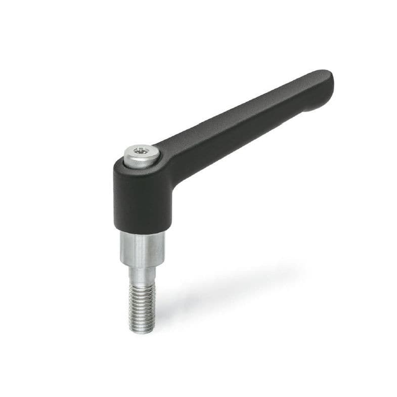 Die-cast zinc clamping lever - HSK series - Inocon GmbH - stainless ...