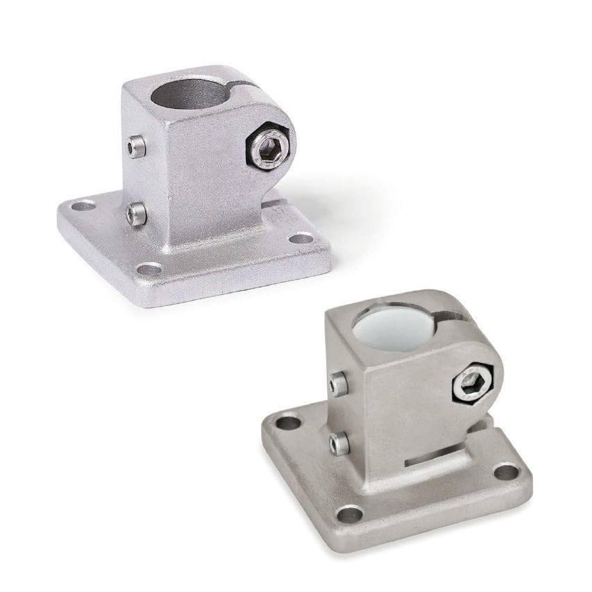 Round tube connector - BK.E - Inocon GmbH - aluminum / stainless steel ...