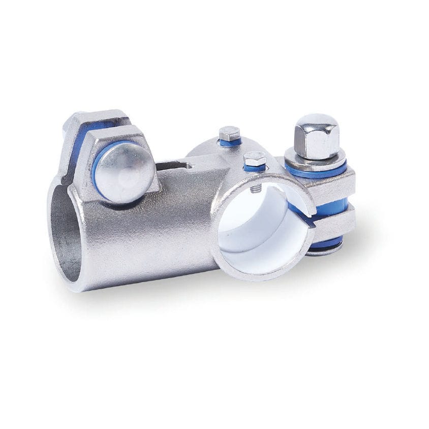 Round tube connector - TE.E - Inocon GmbH - T-shaped / stainless steel ...