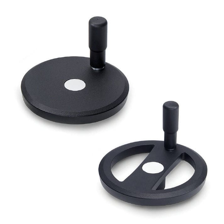 Operating hand-wheel - VZH - Inocon GmbH - control / spoked / aluminum