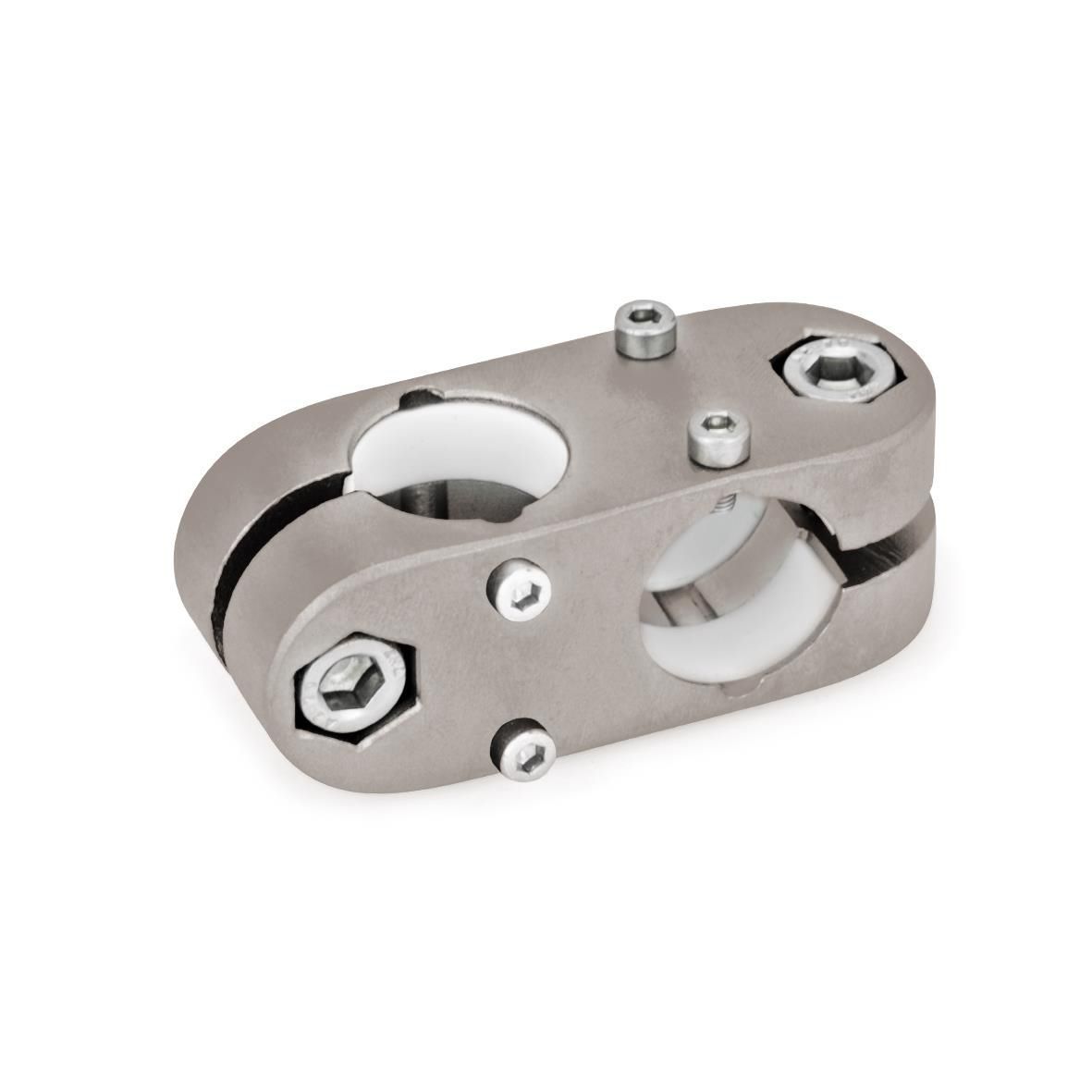 Round tube connector - KK.Z - Inocon GmbH - cross / stainless steel ...