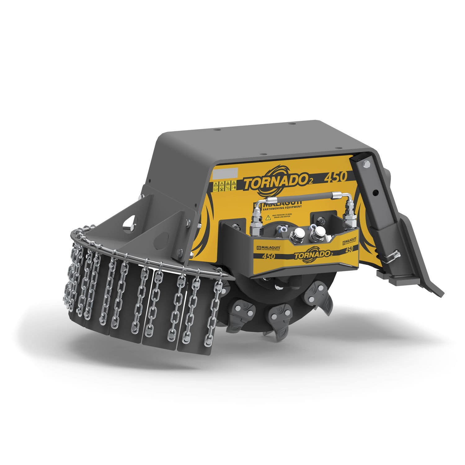 Excavator stump grinder - Malaguti srl