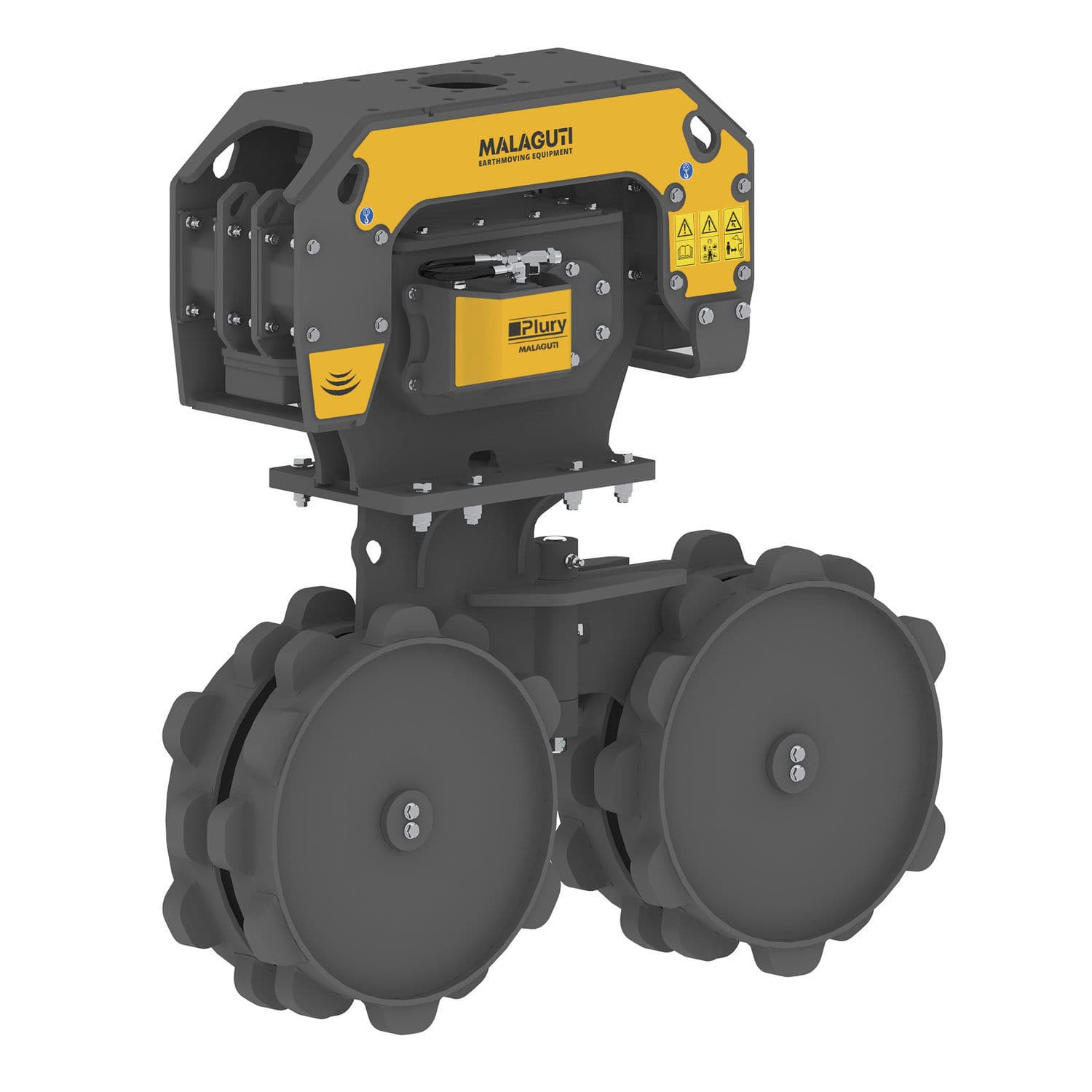 Vibrating wheel compactor - PLURY + Twin wheel - Malaguti srl