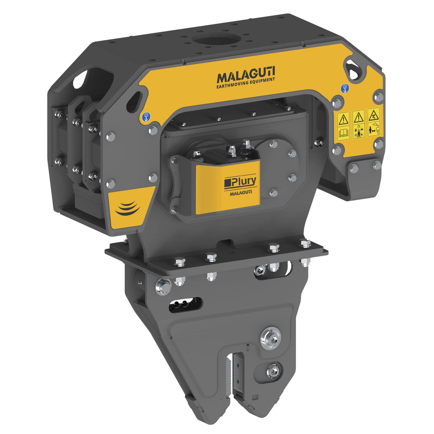 Pile driver with H-beam clamp - PLURY - Malaguti srl - vibratory