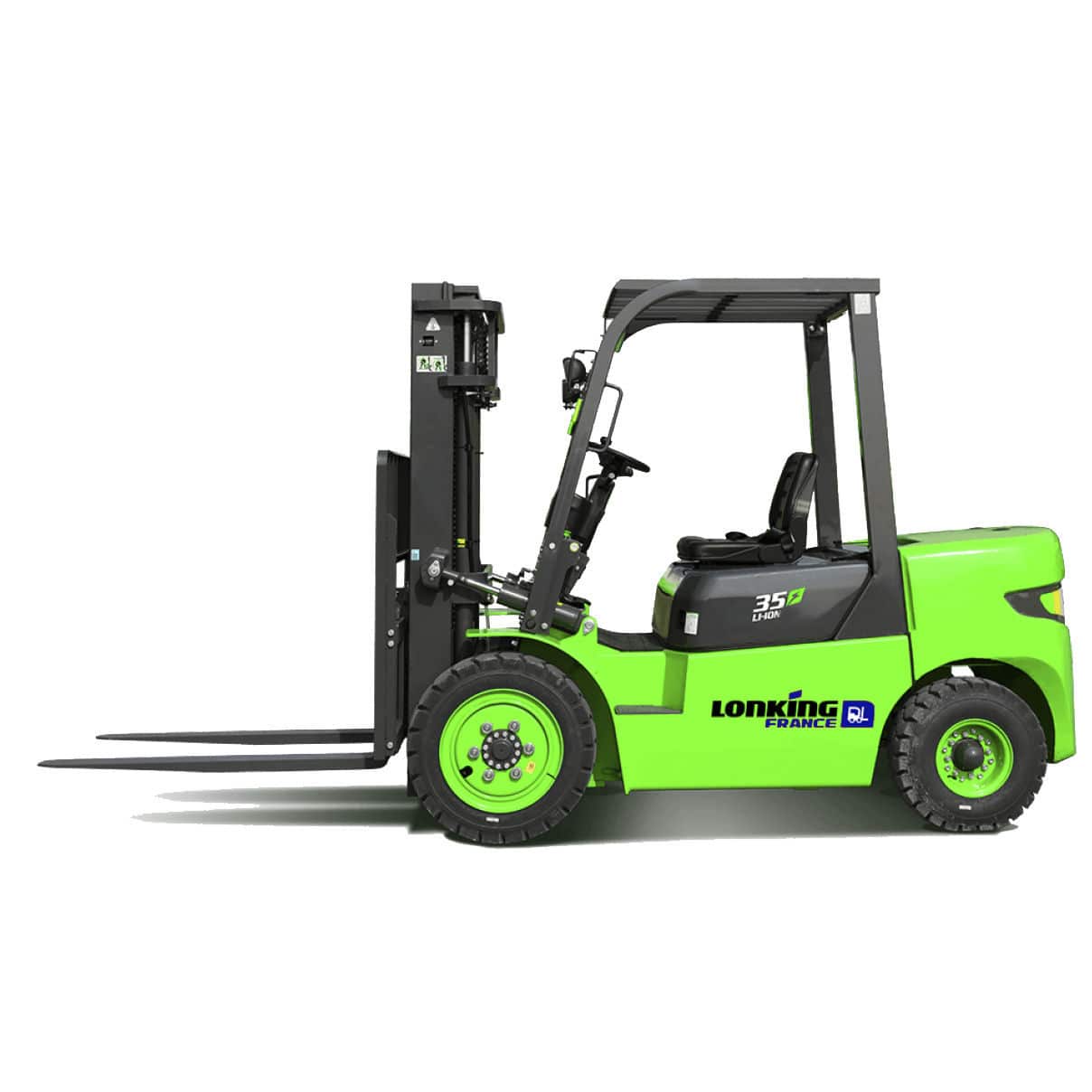 Battery-powered forklift truck - CPD35 - Lonking France - ride-on / 4-wheel