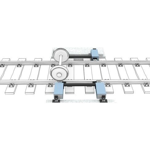 Ultrasonic inspection system - Mermec - surface defect / for railway wheels