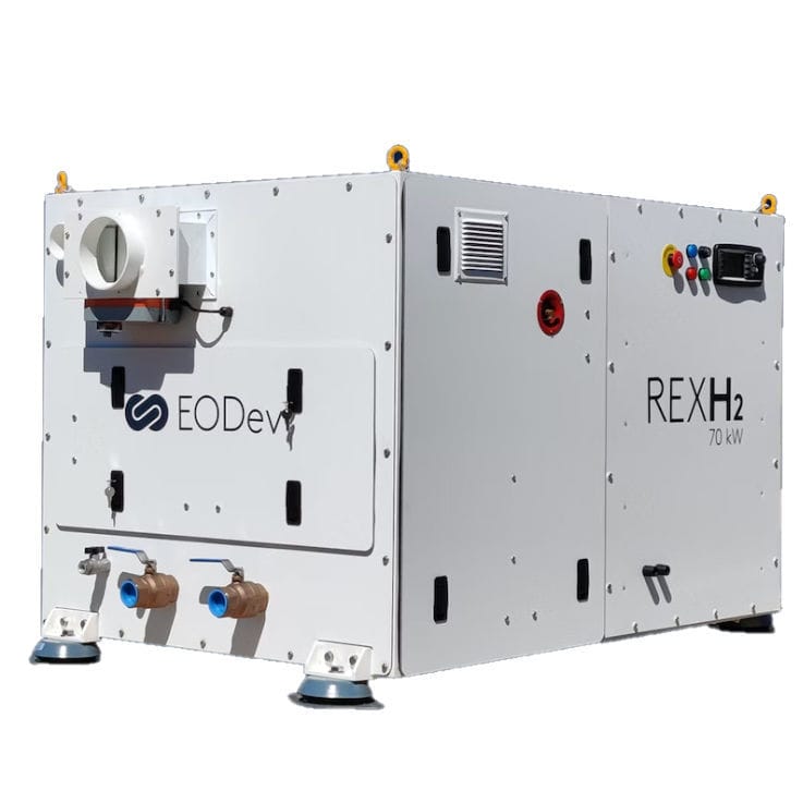 Hydrogen generator set - REXH2® - EODev - fuel cell / three-phase ...