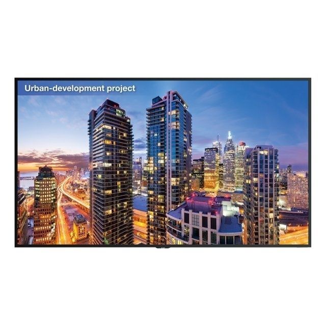 LCD display - 8M-B120C - SHARP / NEC - HDMI / wall-mounted / electronic
