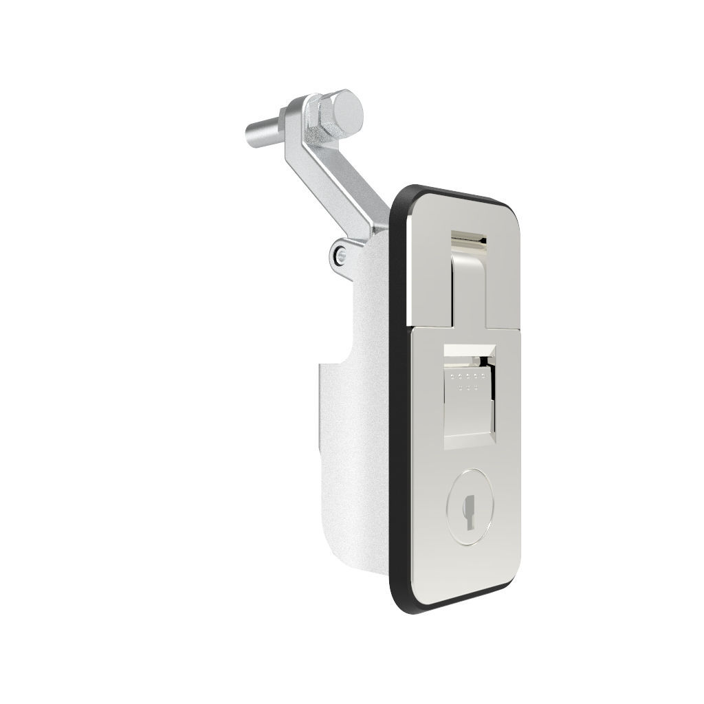 Key lock latch - A-1446 - FORND - compression / zinc alloy / flush