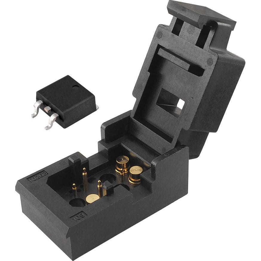 Transistor outline (TO) package test socket - GD18-TO263-x-109 - JC ...