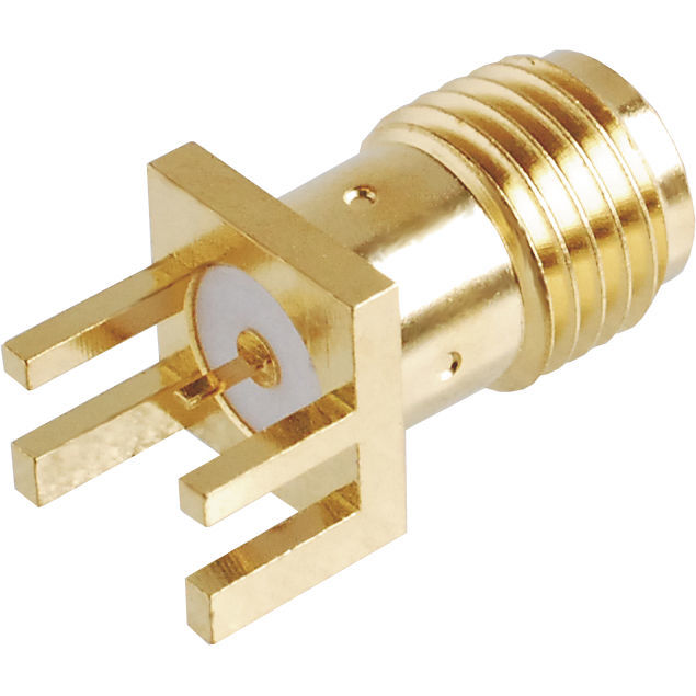 RF connector - SMAJ103-T series - JC CHERRY INC. - SMA / round / screw-in