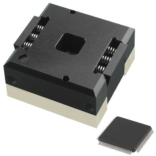 Latch-lock test socket - JC CHERRY INC. - direct-contact / QFP / SOP