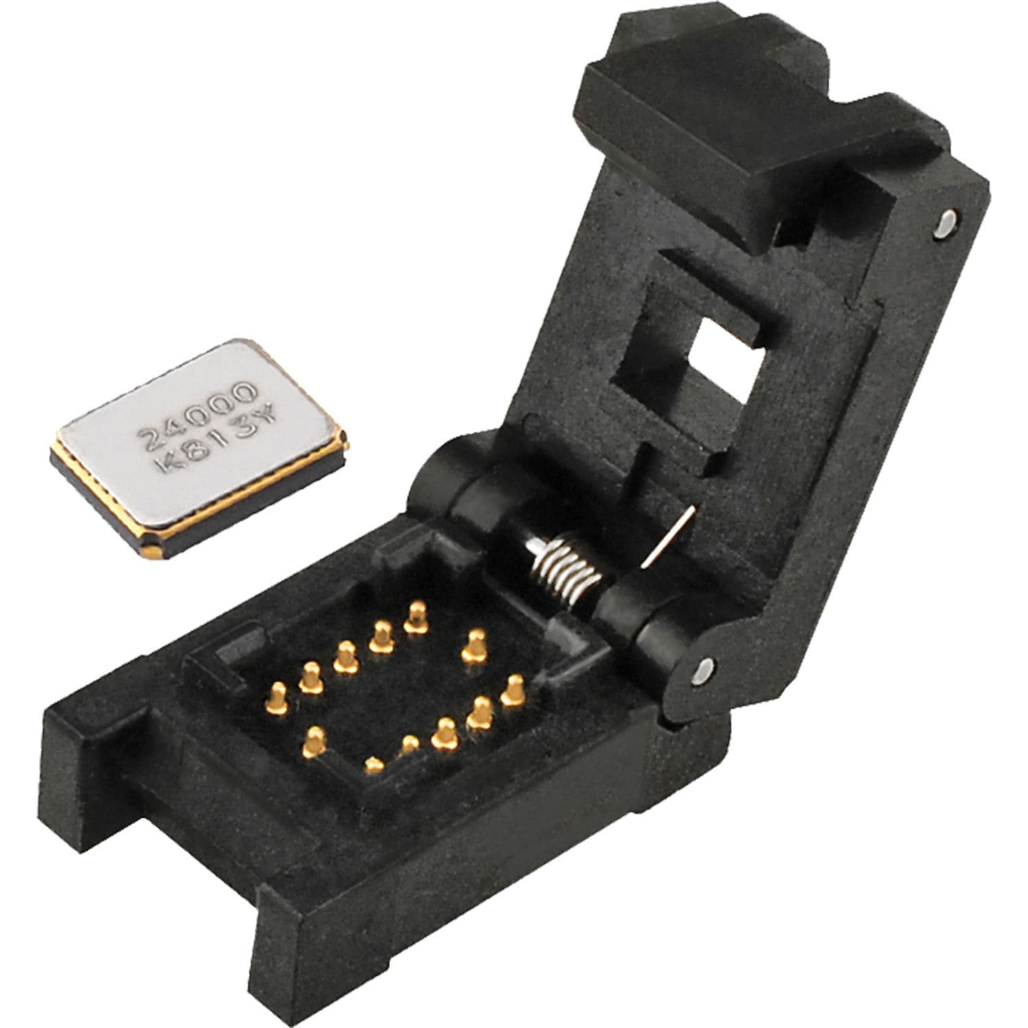 For Crystal Devices test socket - GU10 Series - JC CHERRY INC. - burn ...