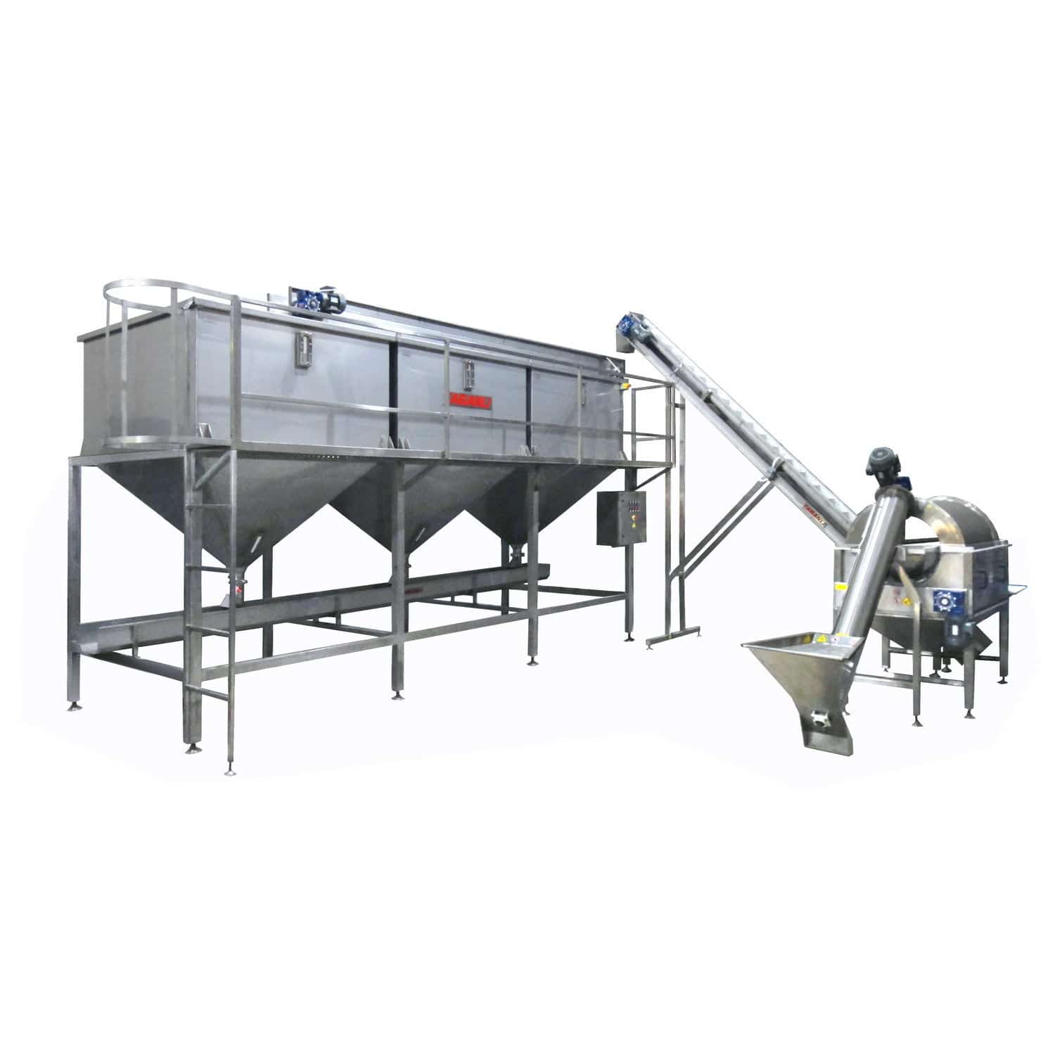Vegetable food washing line - TLWS01 - TABANLI MAKINA SAN VE TIC LTD STI