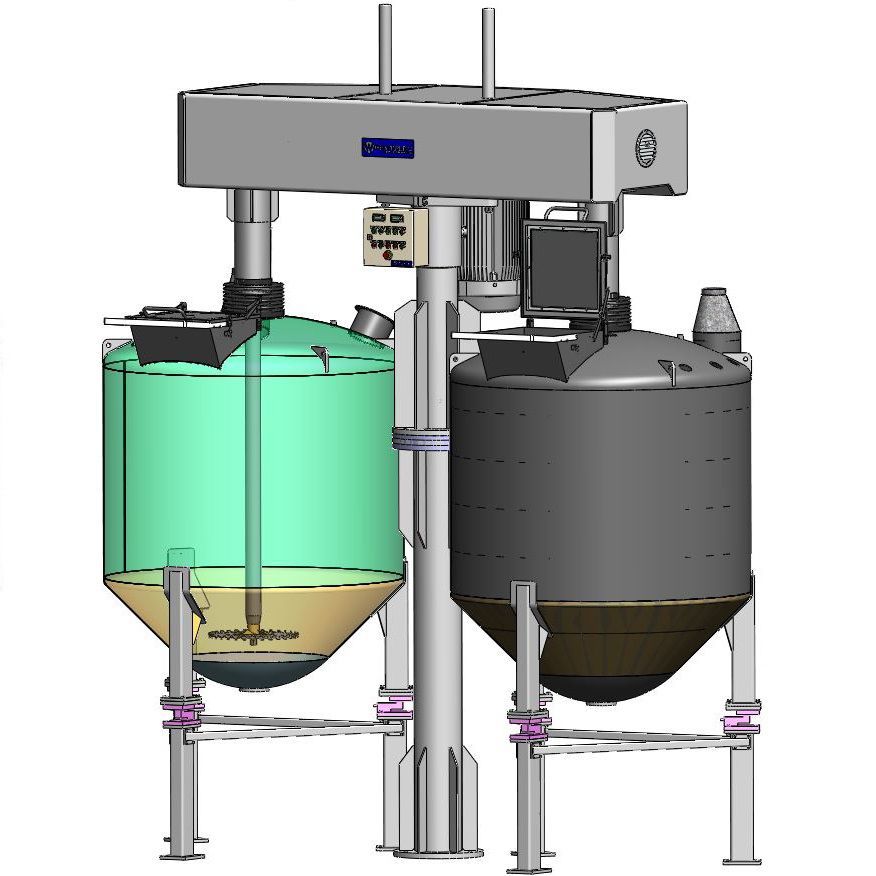 Dissolver with agitator - DUO - Westerlins Maskinfabrik AB