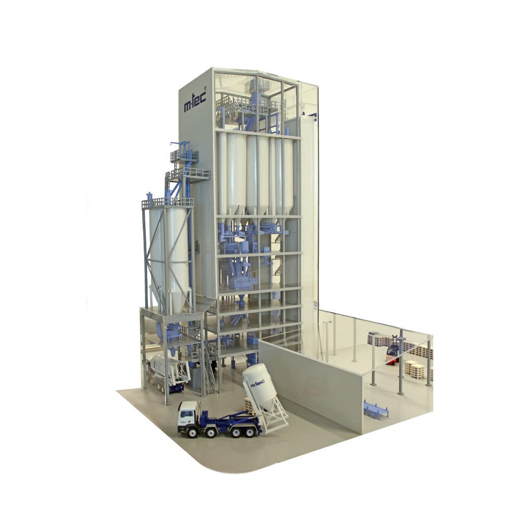 Stationary concrete mixing plant - MTA - M-TEC Mathis Technik - compact ...