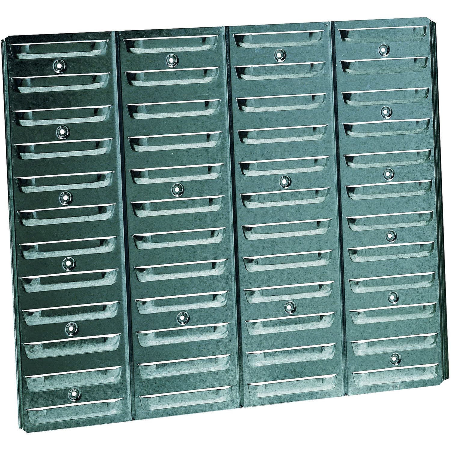 Louvre panel with storage bins - raaco Germany Handels GmbH