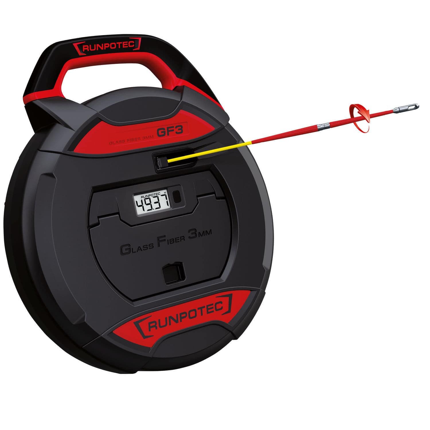 Cable puller with counter - GF3 - Runpotec GmbH - fiberglass / portable