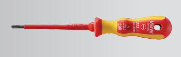Flat screwdriver - 223/1 - VBW Werkzeugfabrik GmbH - insulated