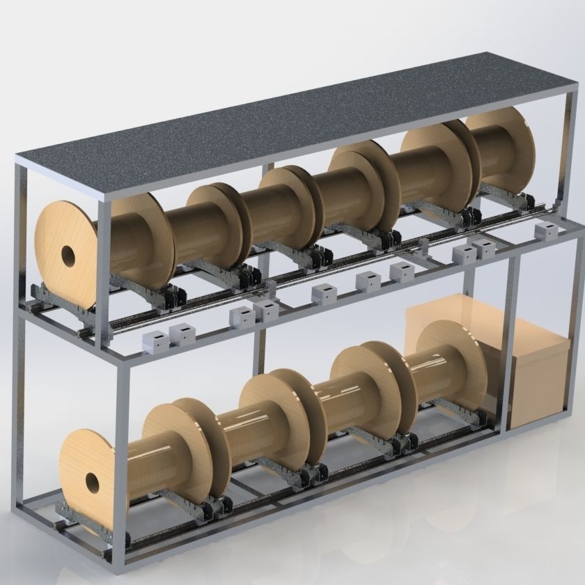 Cable drum shelf - WI-RM1 - WireOne Industry