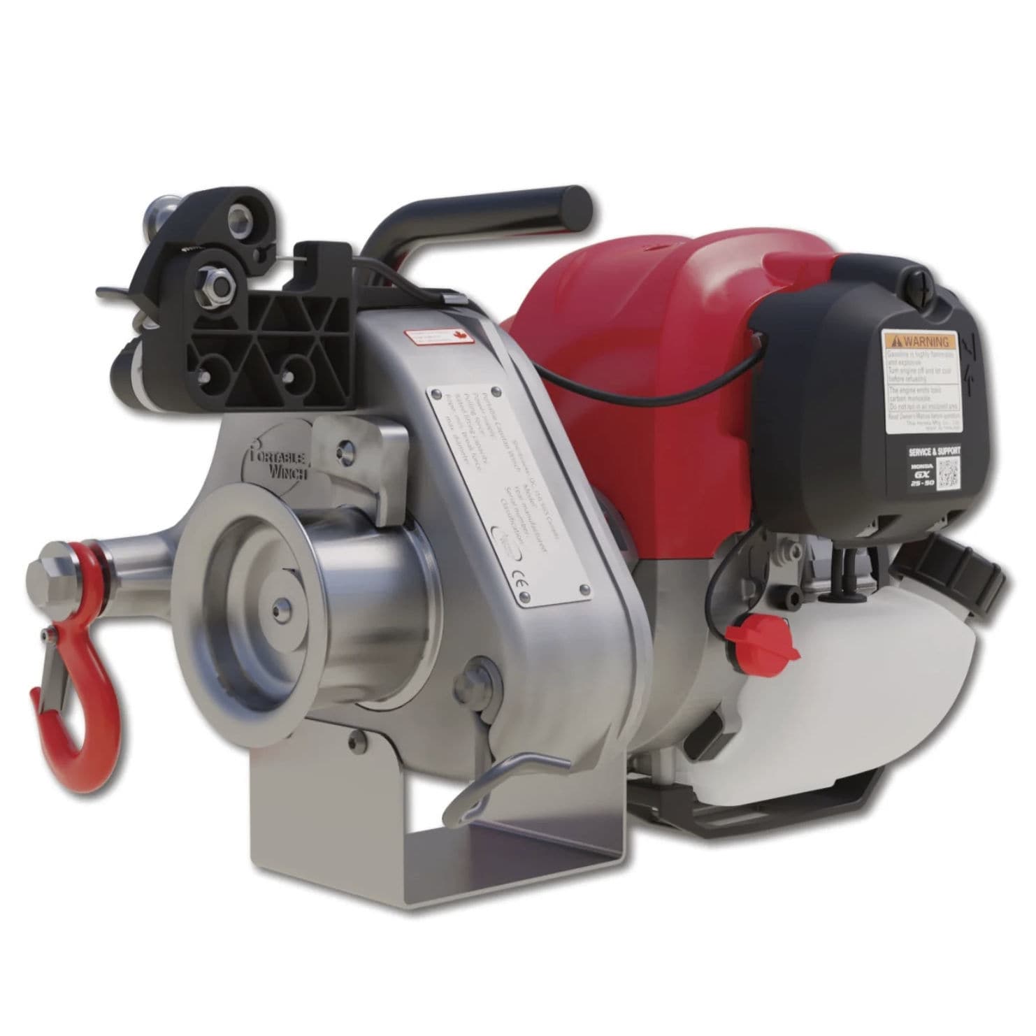 Pulling winch - PCW4000-A - PORTABLE WINCH CO. - with combustion engine ...