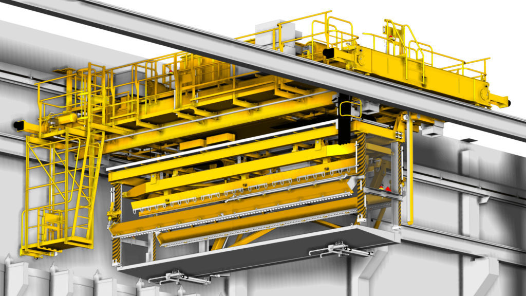 Single-girder overhead travelling crane - Künz GmbH - custom-made ...