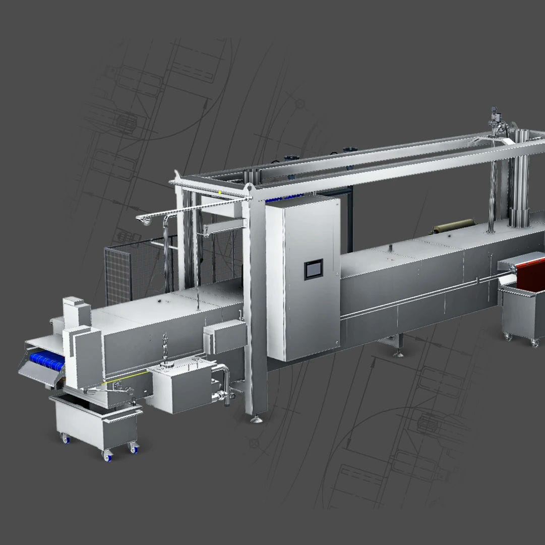 Continuous industrial fryer - ECOFRY MY2023 - MTS srl - vegetable / for ...