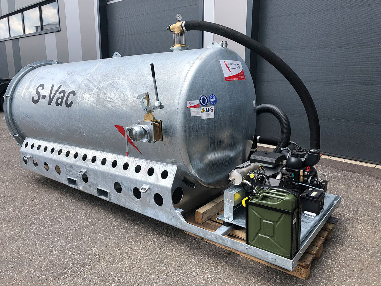 Suction unit with vacuum pump - S-VAC 5000 - Altro-Tec GbR