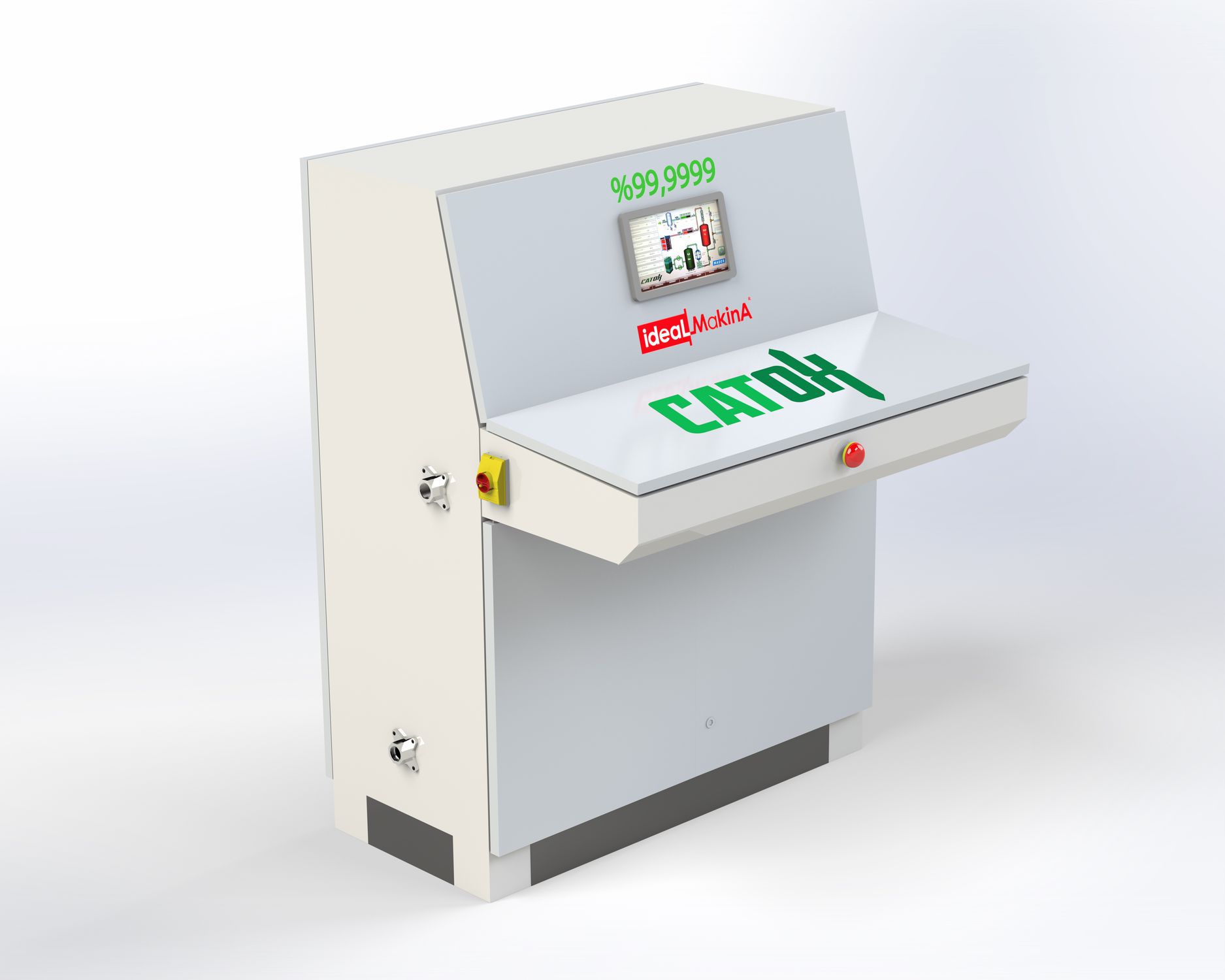 Nitrogen gas purifier - CATOX series - IDEAL MAKINA - floor-standing