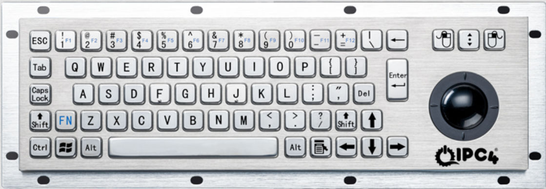 Desktop keyboard - IPC4-KBRD-TB-8635G-EN - IPC4 - ICC Digital ...