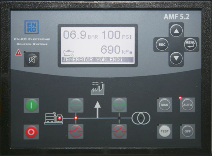 Automatic mains failure genset controller - AMF 5.2 - ENKO Elektronik ...