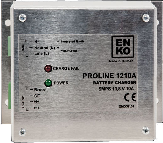 Panel-mount battery charger - EBC 1210 - ENKO Elektronik Kontrol ...