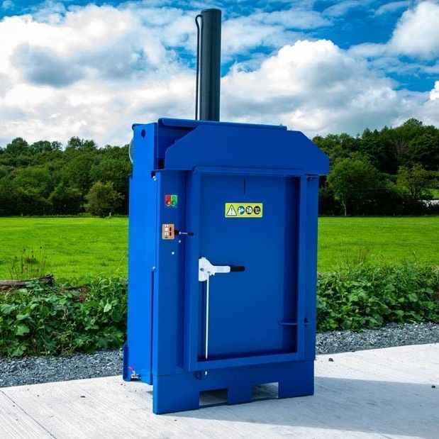 Electro-hydraulic drum press - MACFAB BALERS - automatic