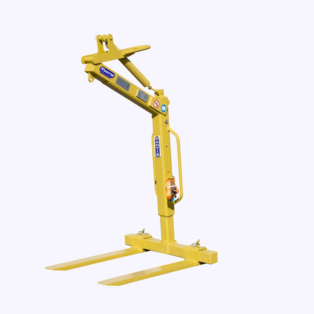 Lever lifting device - Mantis Cranes - fork / construction / industrial