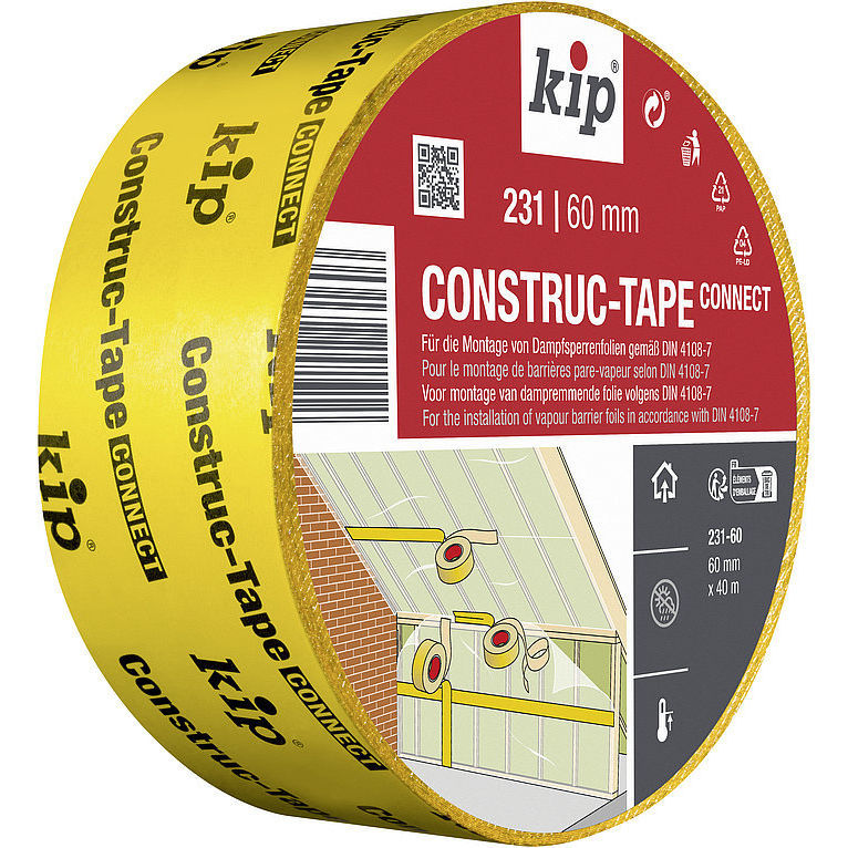 Sealing tape - 231 Construc-Tape - KIP - paper / waterproof