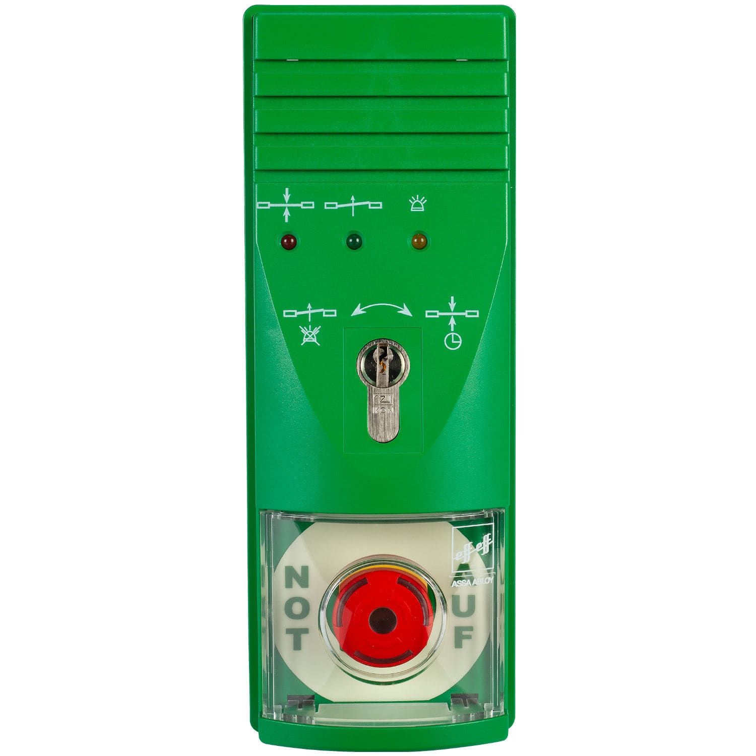 Electric door controller with key lock switch - CWS